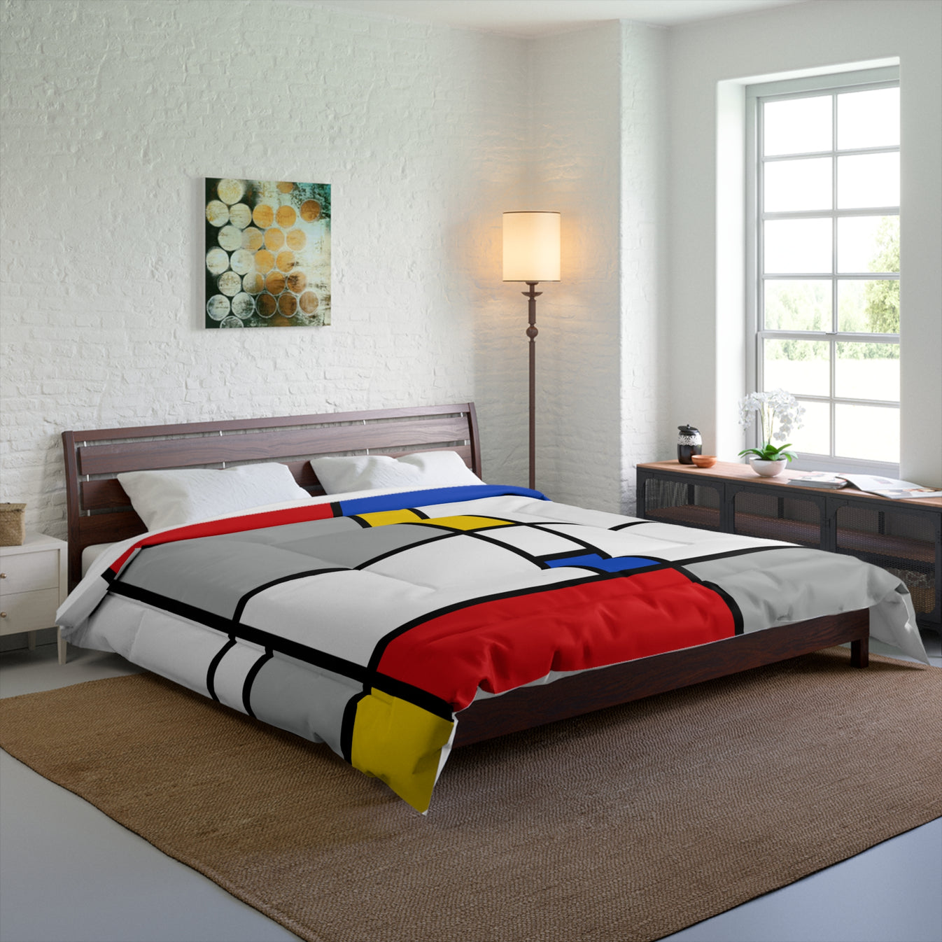 Retro MCM Mondrian Inspired Comforter | lovevisionkarma.com – love ...